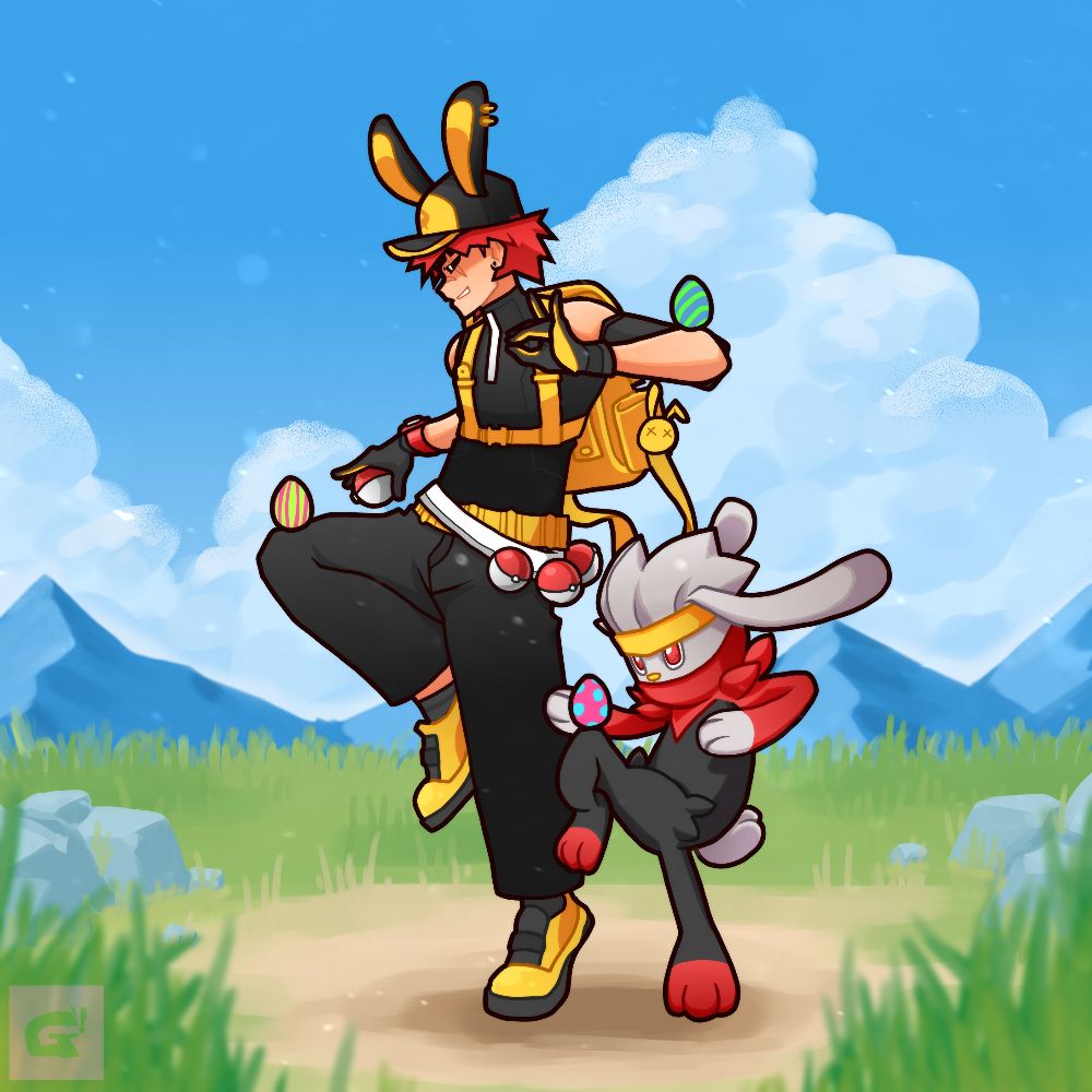 My entry for the XP-Pen Eggcellent Art Challenge, Easter Pokemon ...