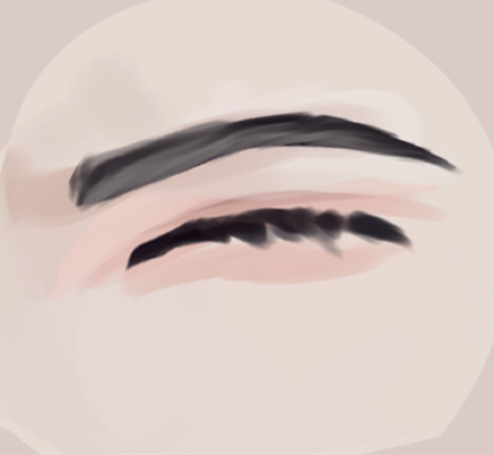 Closed eye study.. kinda..